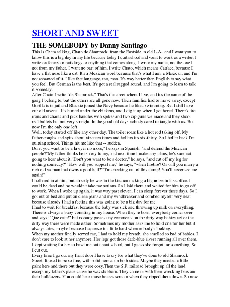 Short and Sweet | PDF