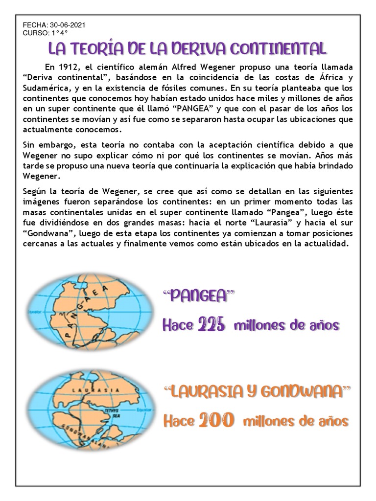 30-5 Teoría de La Deriva Continental | PDF
