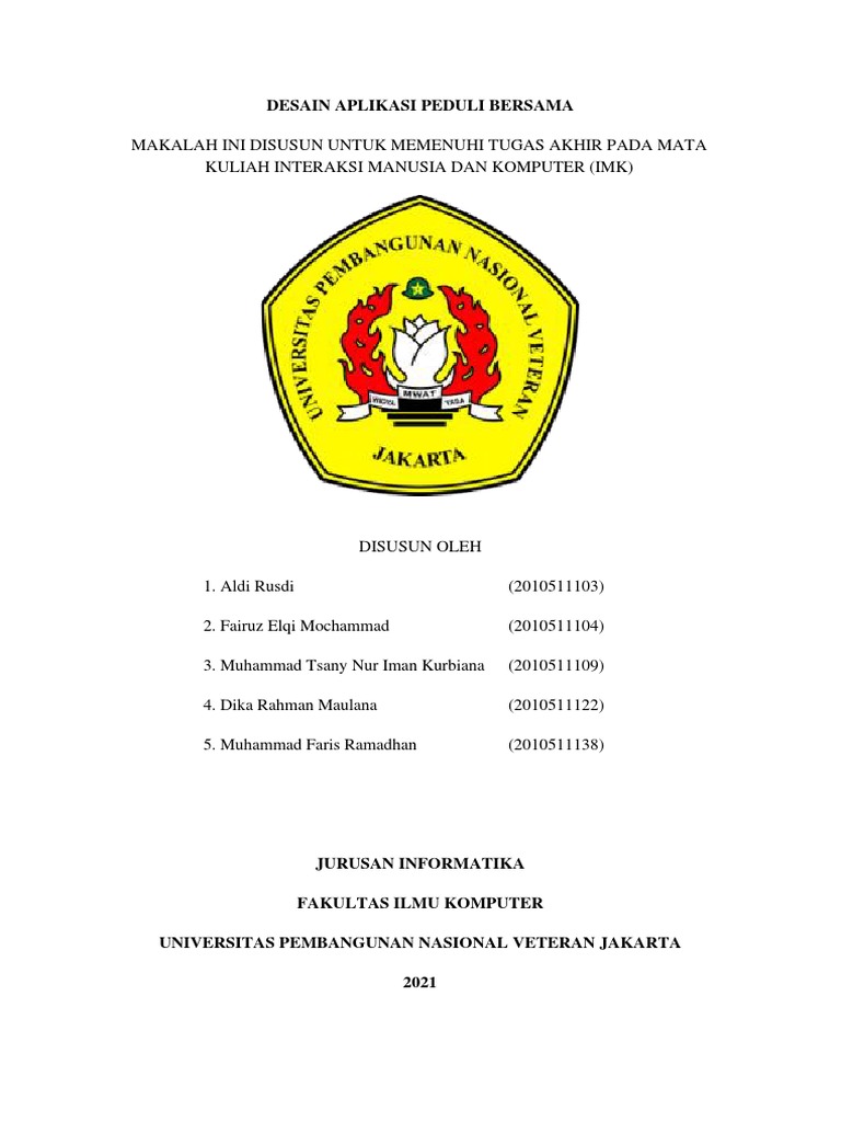 103 104 109 122 138 Laporan UAS IMK B PDF | PDF