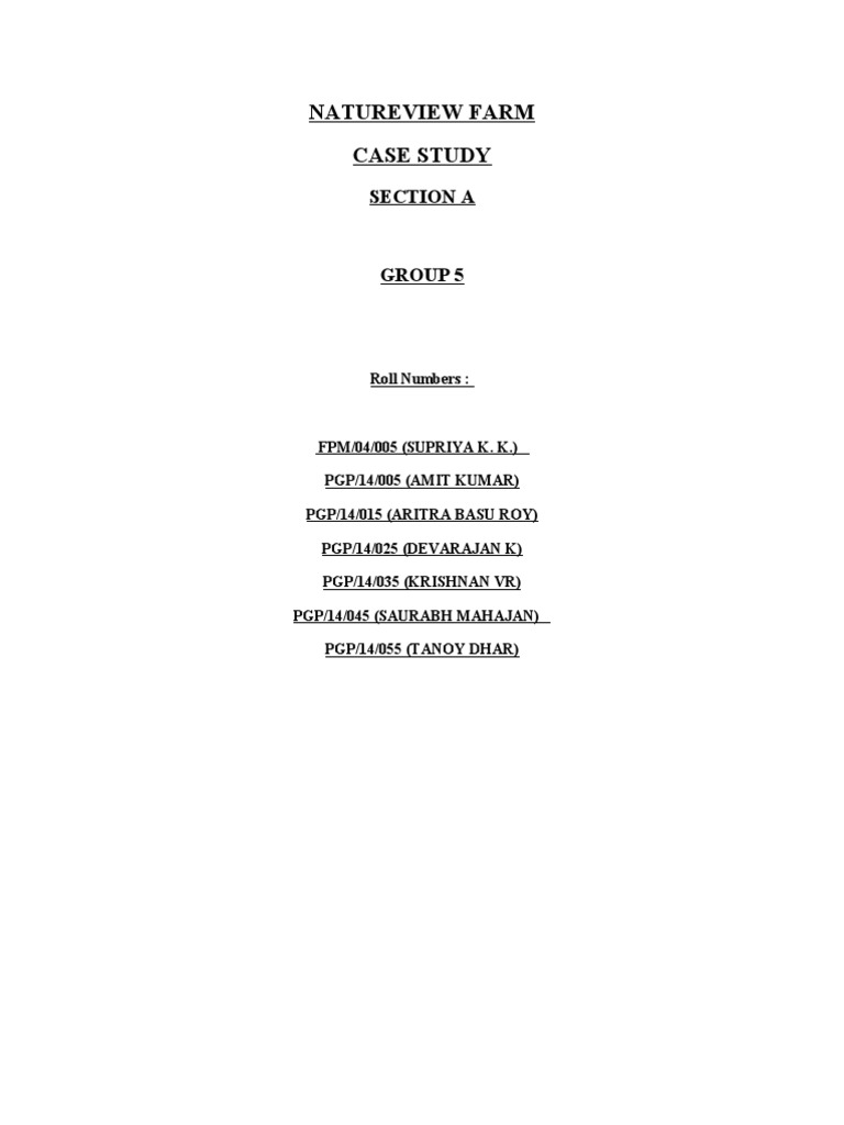 Natureview Farm Pricing Strategy Analysis | PDF | Euro | Revenue