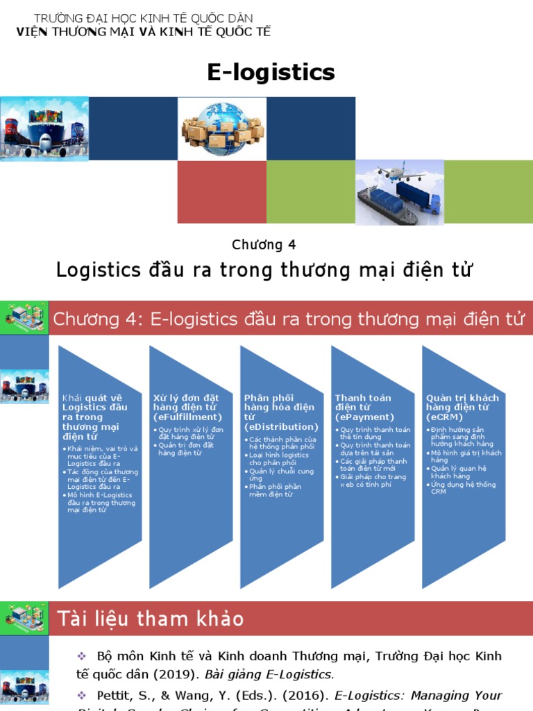 E-logistics: Logistics đầu ra trong thương mại điện tử | PDF