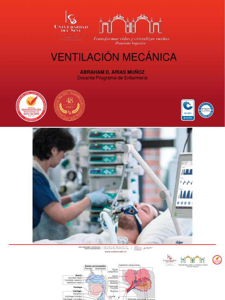 Ventilación Mecánica | PDF | Sistema respiratorio | Respiración