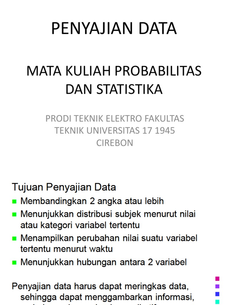 Teknik Penyajian Data | PDF