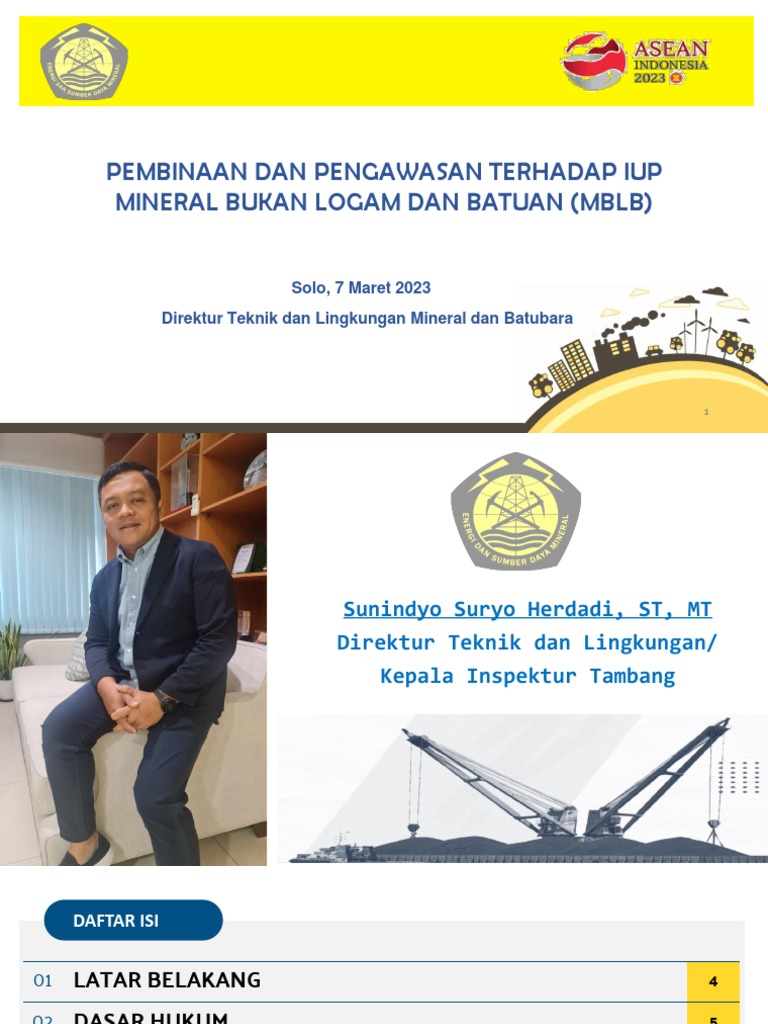 ESDM - Pembinaan Dan Pengawasan IUP MBLB | PDF