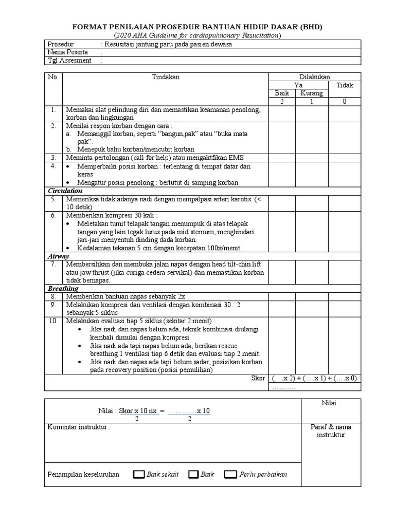 Format BHD Aha 2020 | PDF