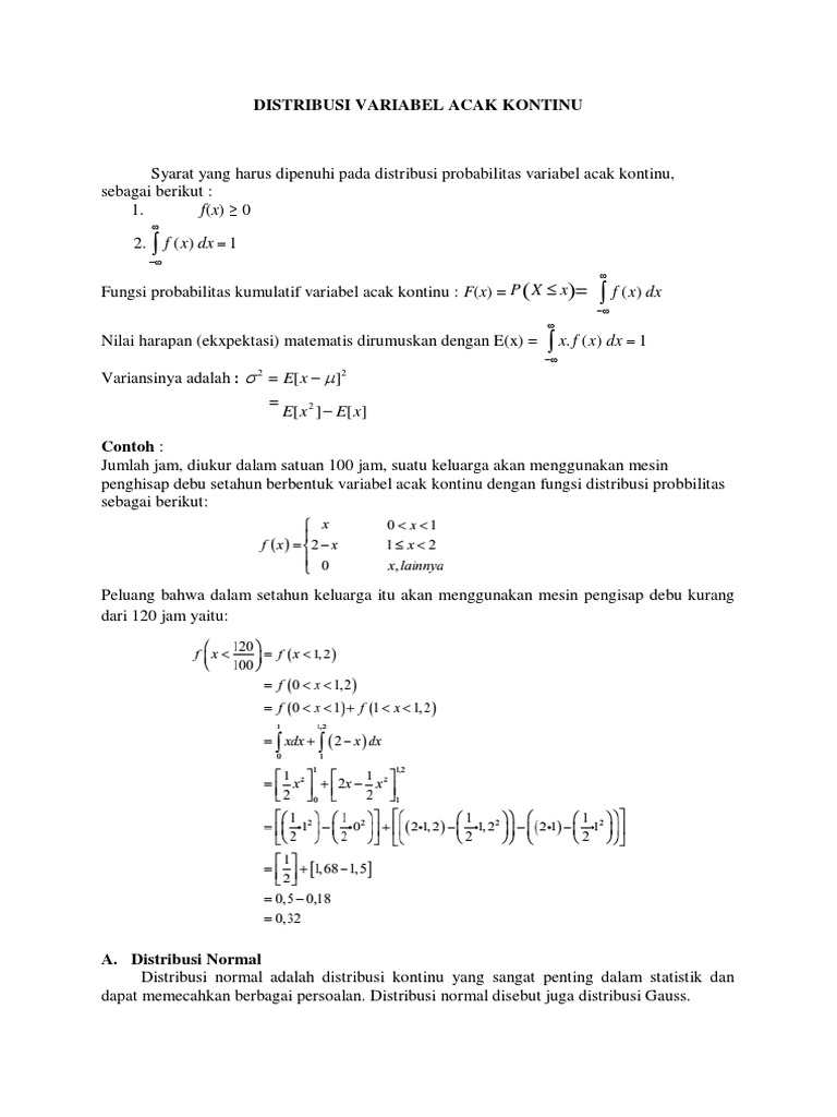 Distribusi Normal | PDF