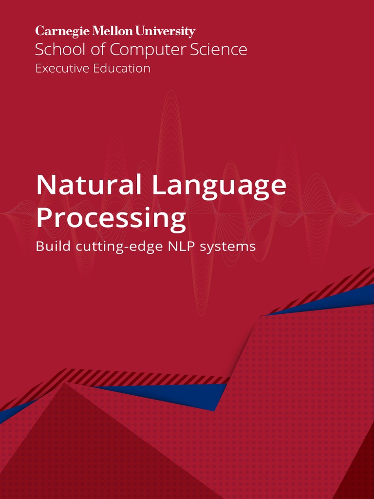 Brochure CMU NLP 24-08-2022 V13 | PDF | Parsing | Deep Learning
