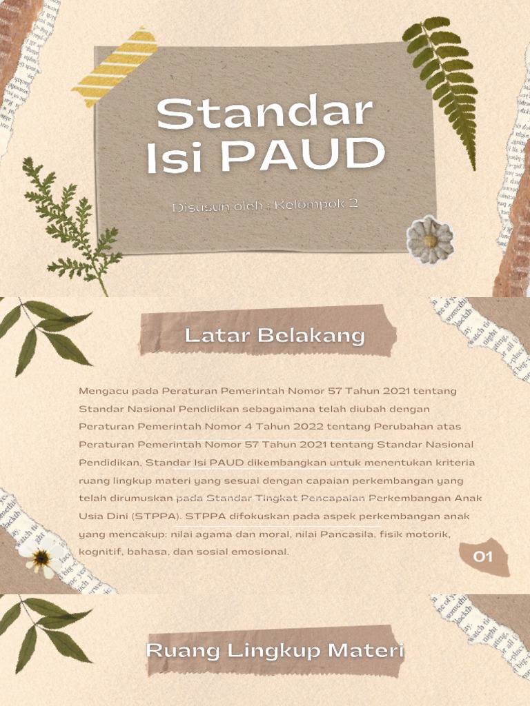 Tugas Kelompok 2 Standar Isi | PDF