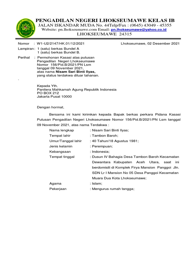 Pengantar Kasasi | PDF | Hukum