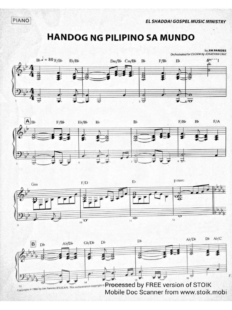 Handog NG Pilipino Sa Mundo | PDF