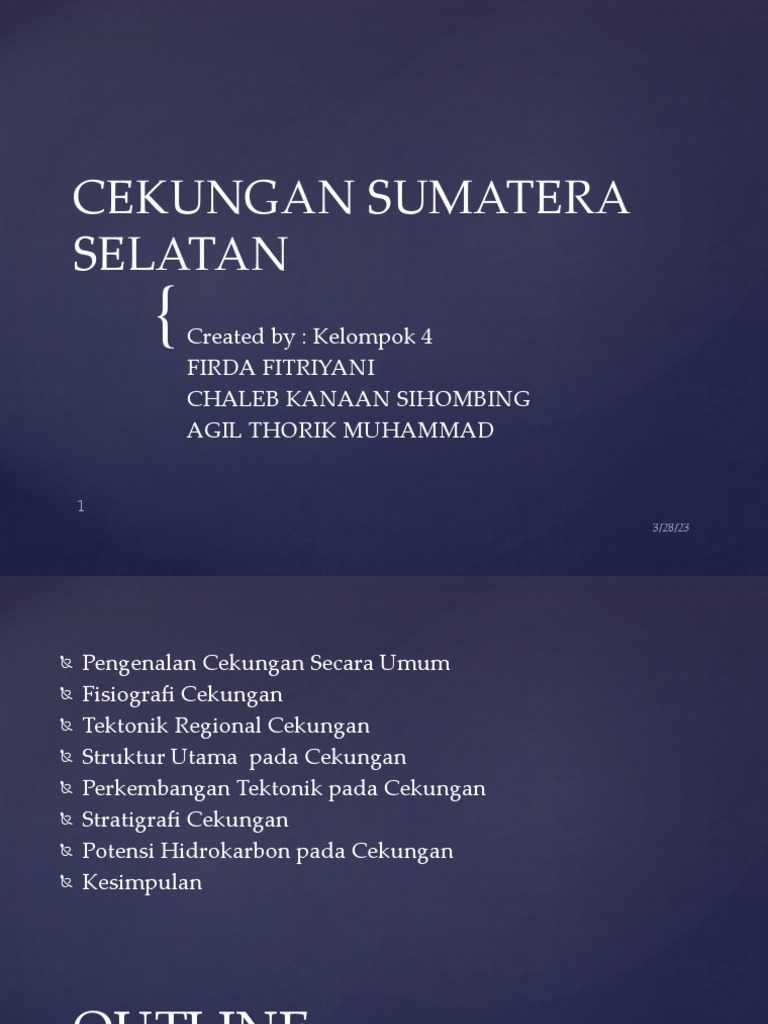 Cekungan Sumatera Selatan | PDF