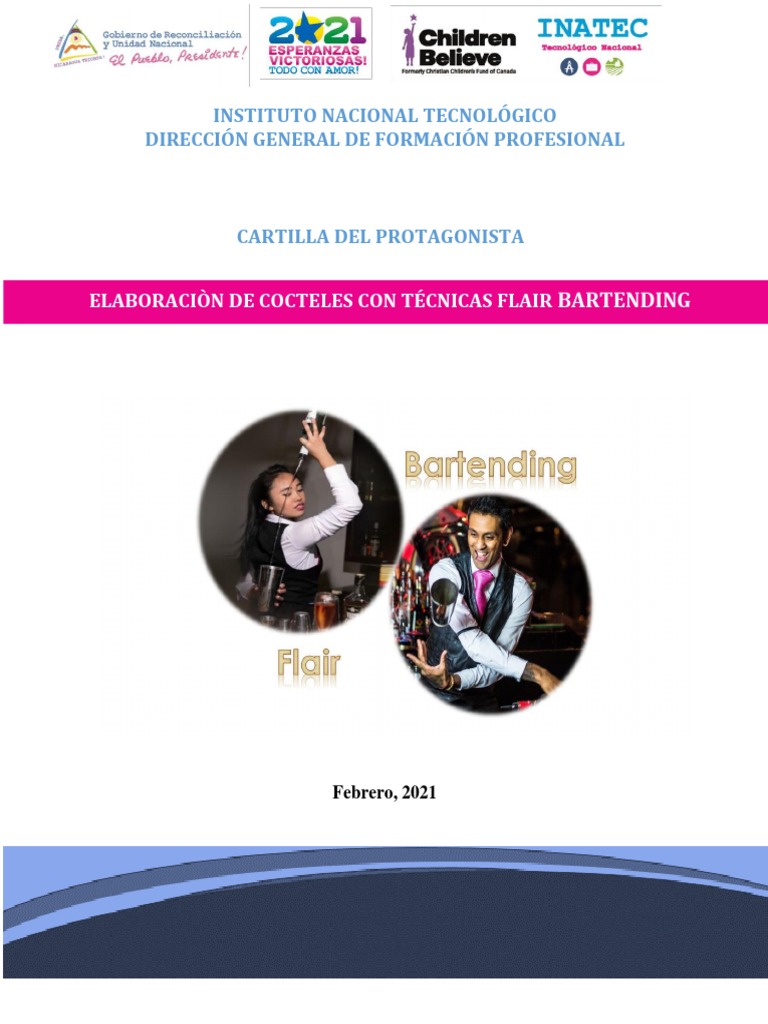 Cartilla Flair Bartending 11-03-21 | PDF | Barman