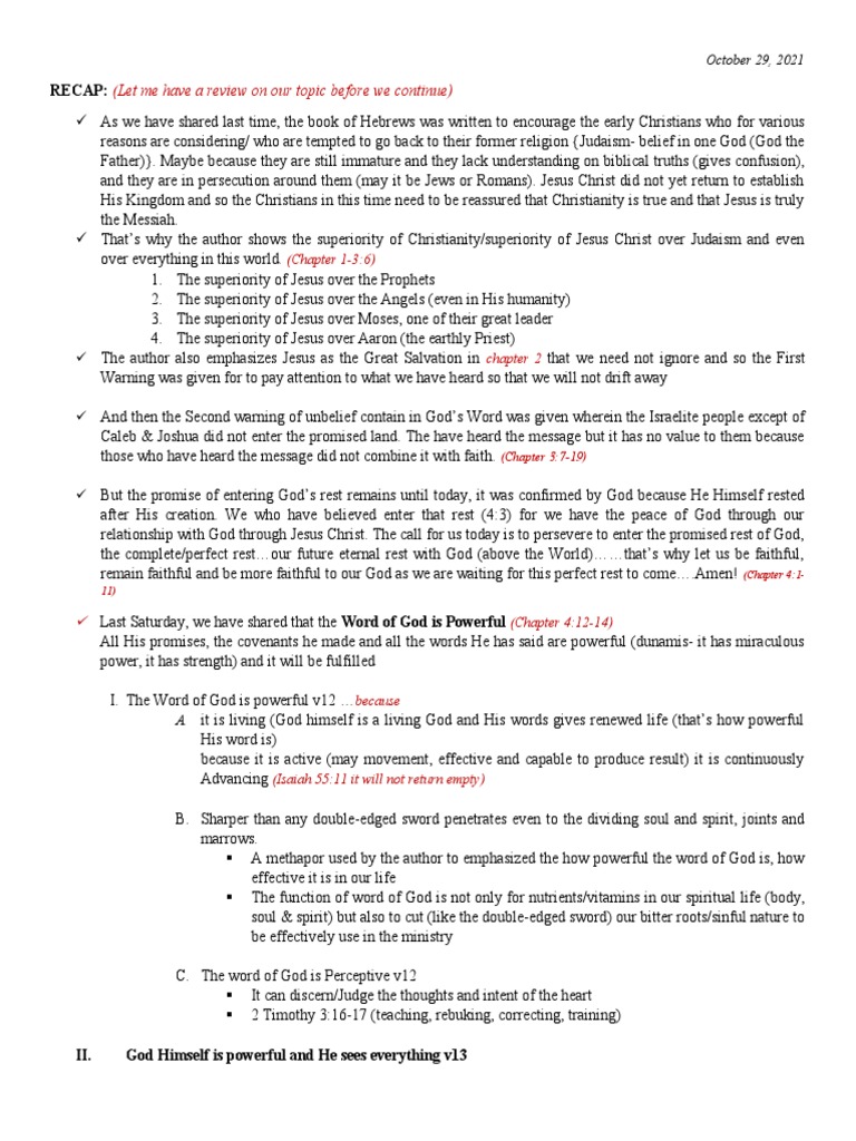 10 Jesus Our Great High Priest Pdf Jesus Grace In Christianity