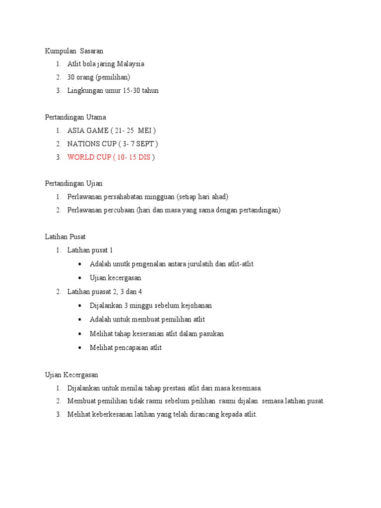 Kumpulan Sasaran | PDF