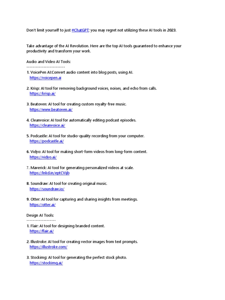 Tools Ai Pdf Artificial Intelligence Intelligence Ai Semantics