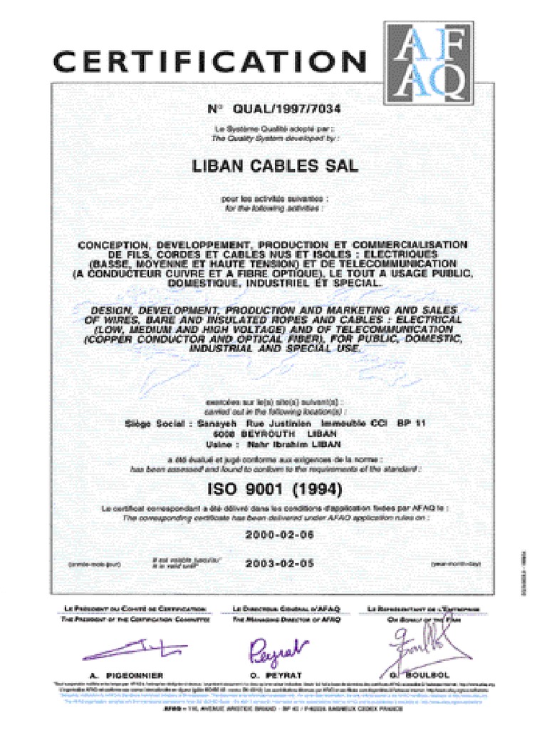 Liban Cables Catalogue Overview | PDF | Insulator (Electricity ...