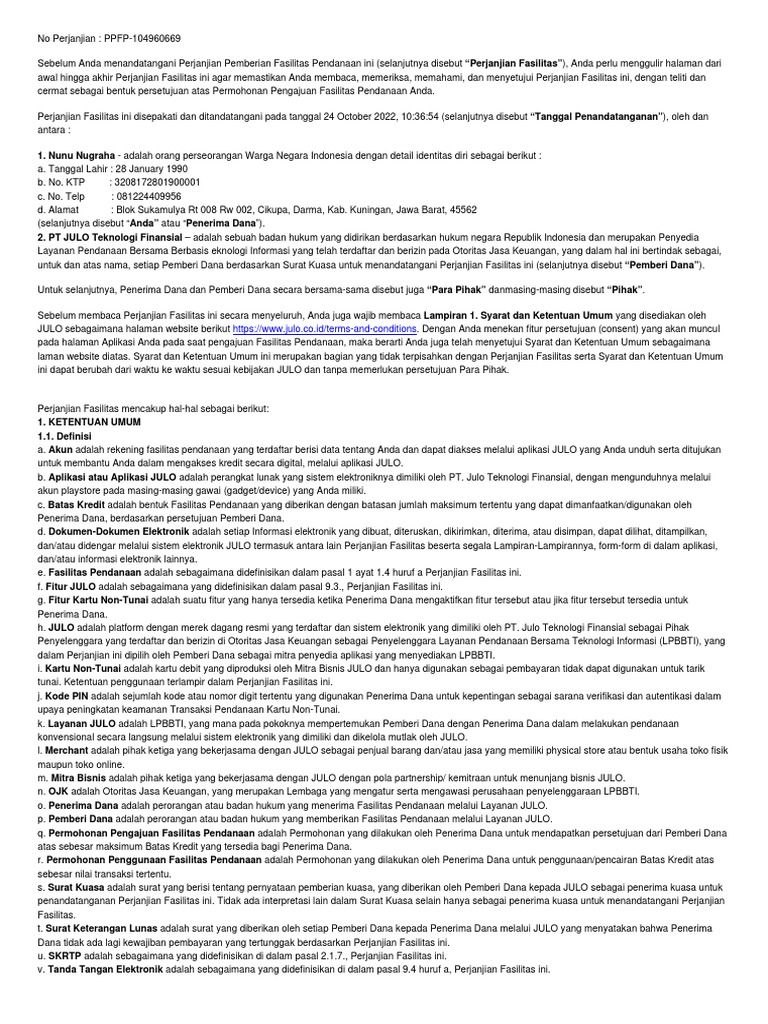 Master - Agreement PPFP 104960669 | PDF