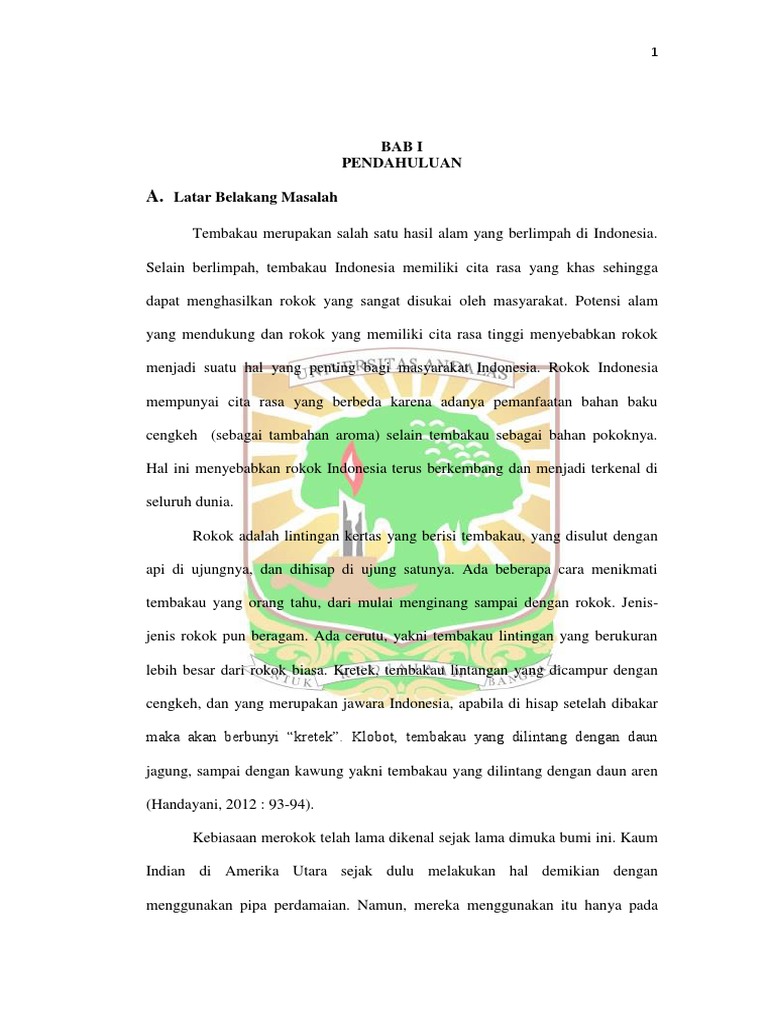 Antropologi Rokok. Jurnal | PDF