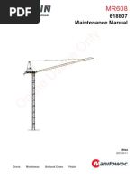 Operations & Maintenance Manual For Crane | PDF | Crane (Machine) | Bridge