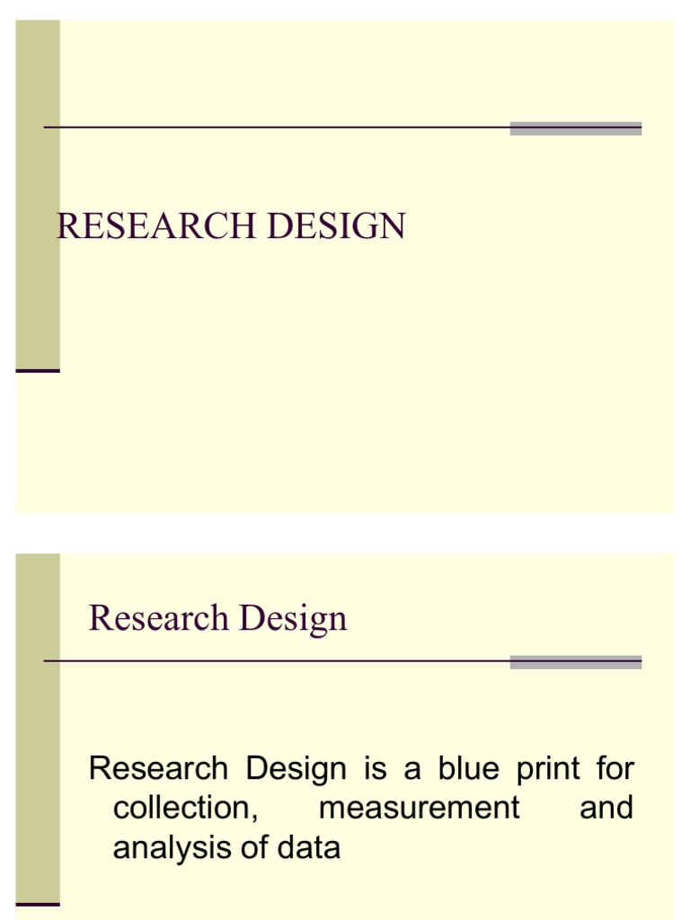 Research Design and Types of Research | PDF | Research Design | Experiment