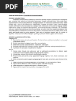 GEC 005 Purposive Communication Reviewer PDF | PDF | Globalization | Communication