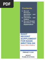 Root (Bank Written GK.) PDF | PDF