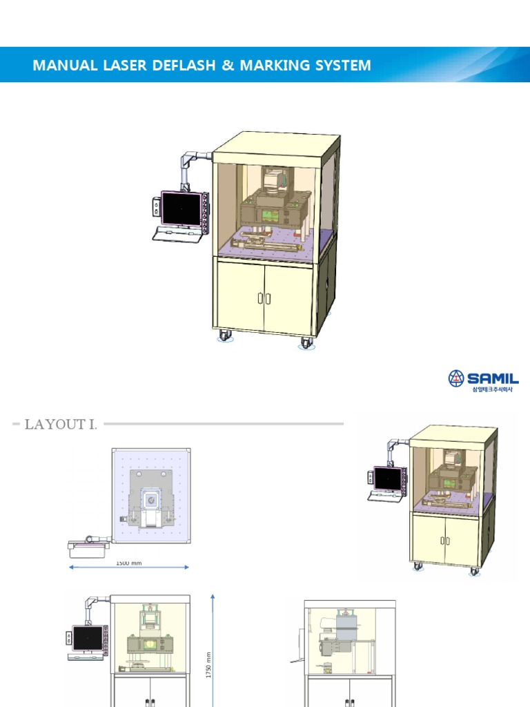 MANUAL LASER DEFLASH & MARKING SYSTEM Rev 1.0 | PDF | Laser | Optical Fiber