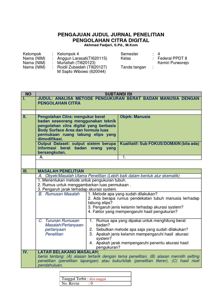 UTS Pengolahan Citra Kelompok 4 | PDF