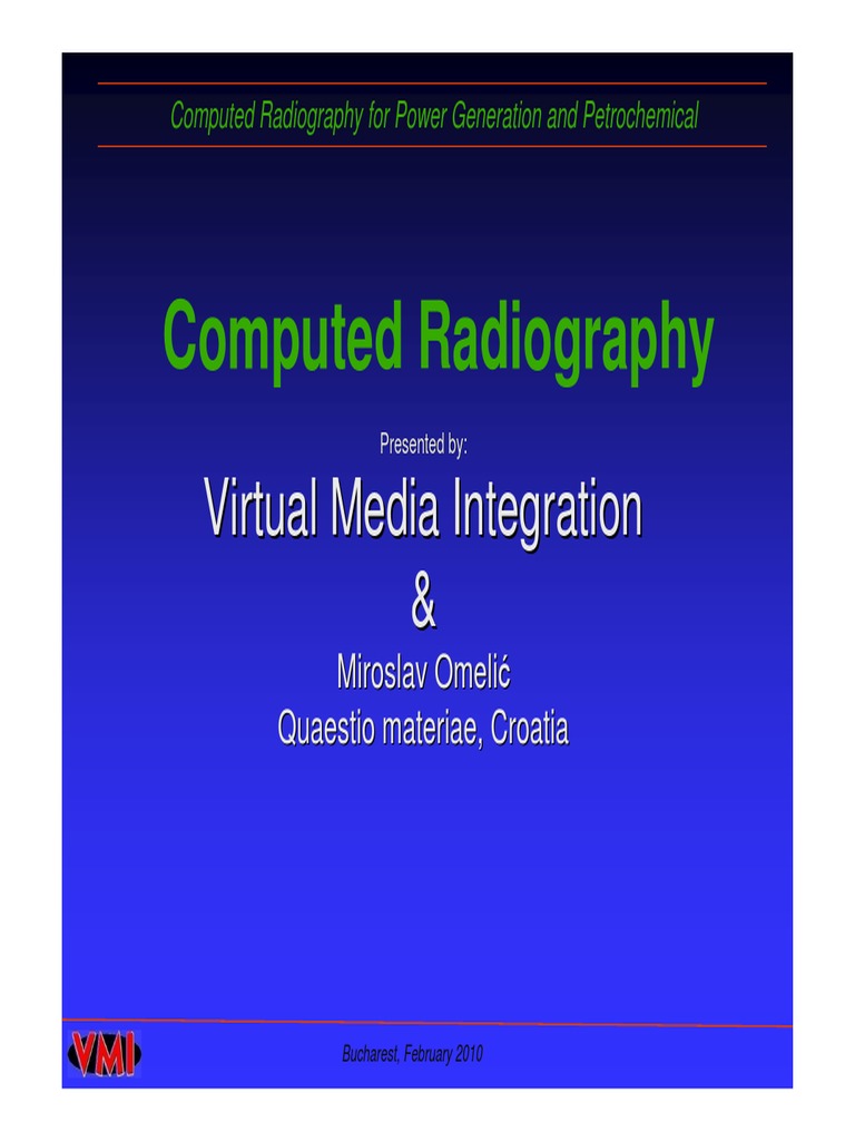 Computer Radiography PDF | PDF | Radiography | Imaging