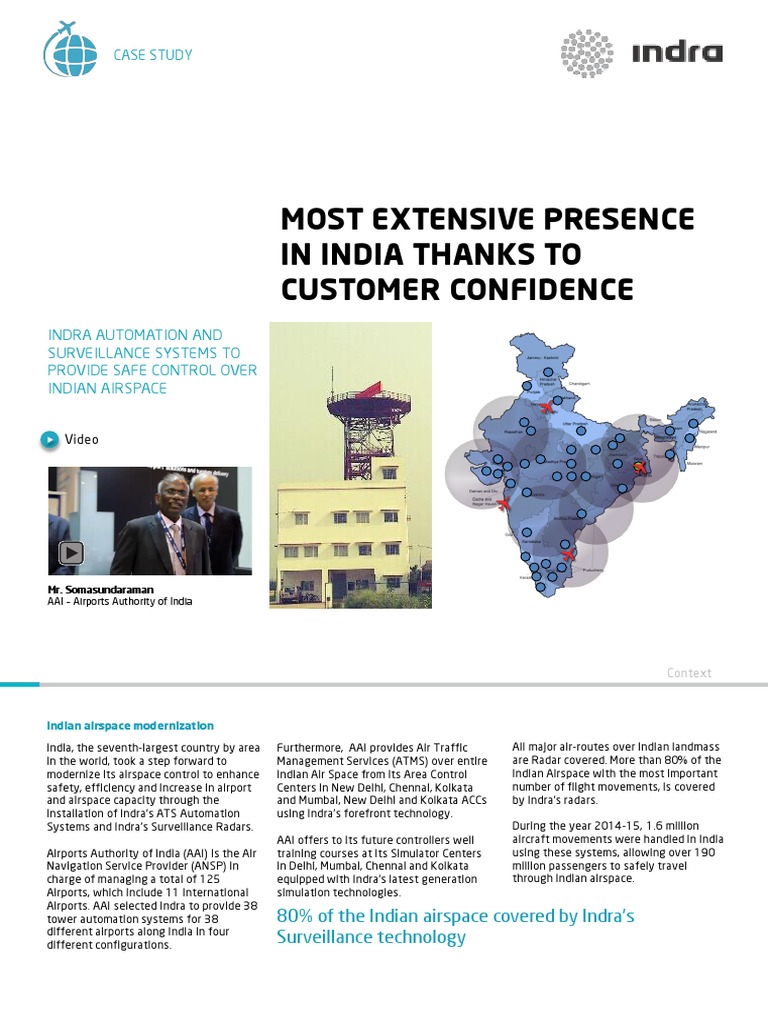 Indra - Most Extensive Presence in India Thanks To Customer Confidence ...
