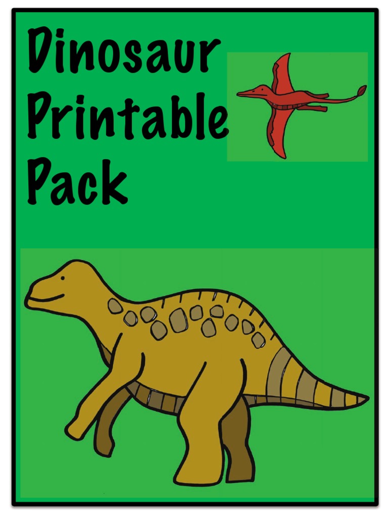 Dinosaur Activity Pack for Kids | PDF