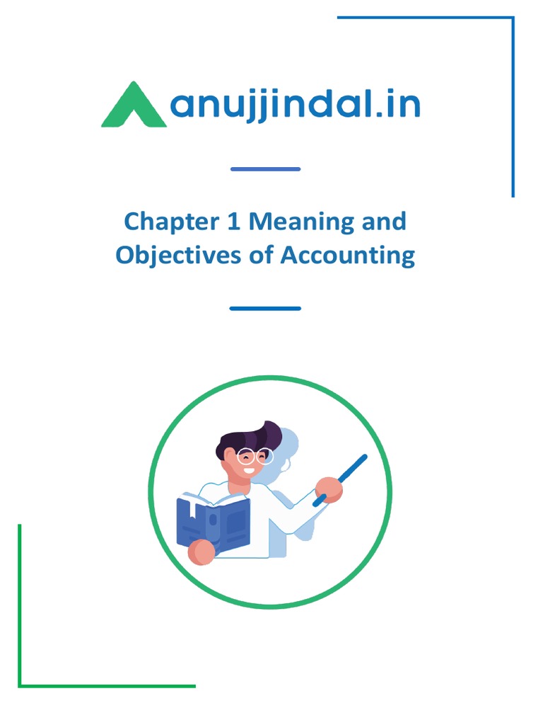 Notes Chapter 1 Meaning and Objectives of Accounting | PDF | Accounting ...
