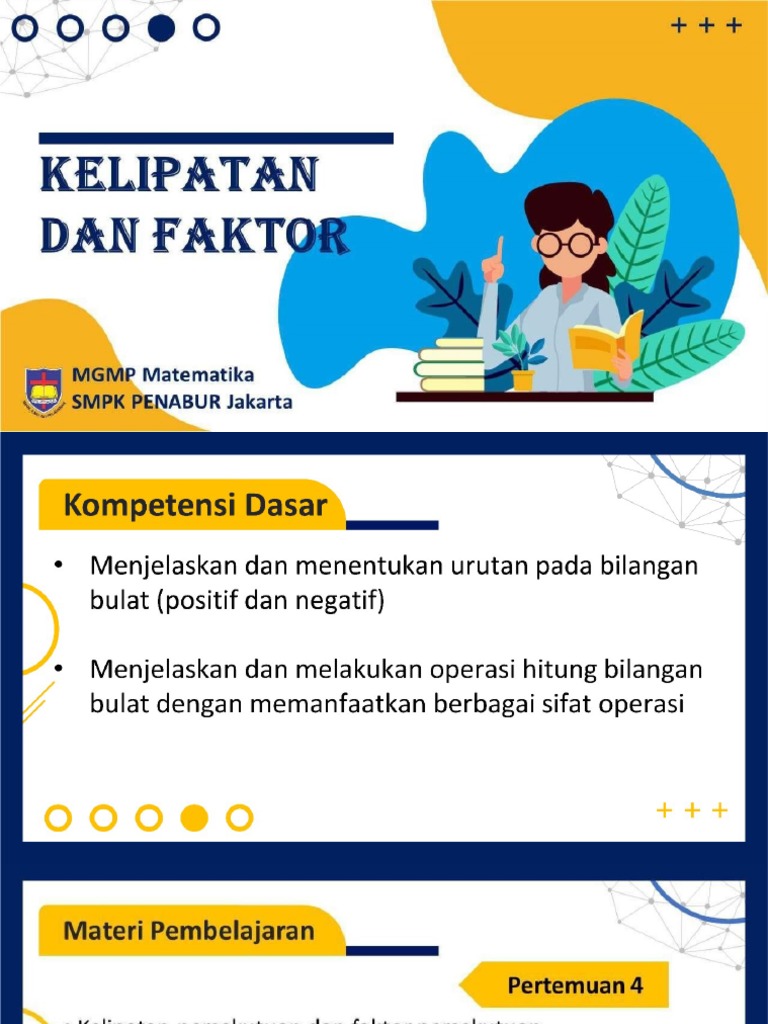 Bilangan Bulat-Pertemuan 4-7C | PDF