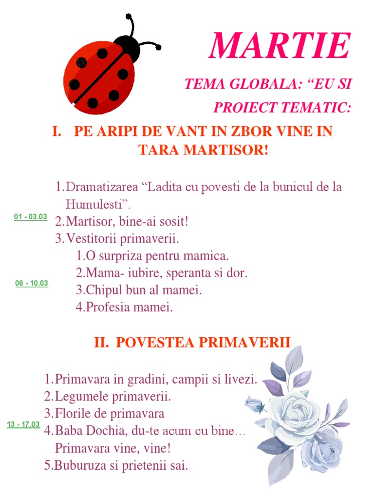 Obiective Pentru Gradiniță | PDF