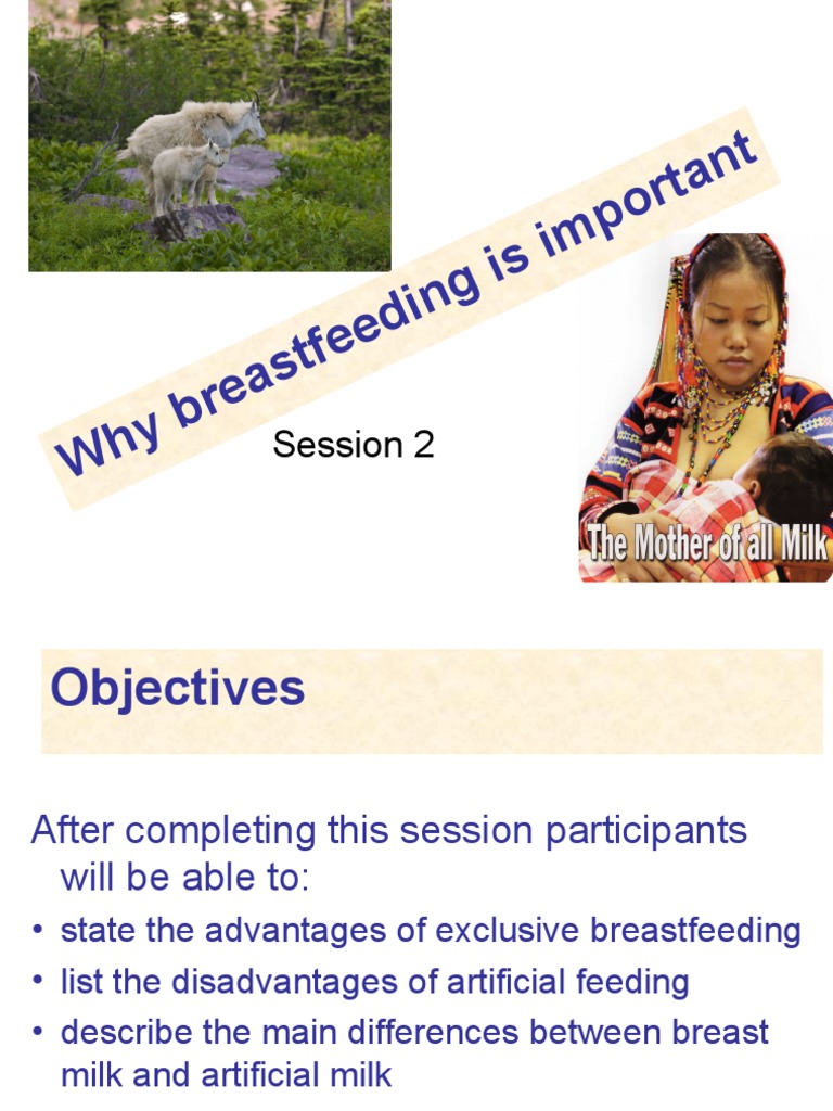 Session 2 Why Breastfeeding Is Important | PDF | Breast Milk | Breastfeeding