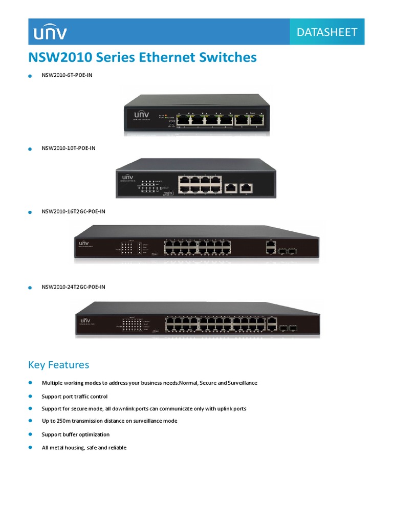 Unv Switch | PDF | Computer Network | Information And Communications Technology