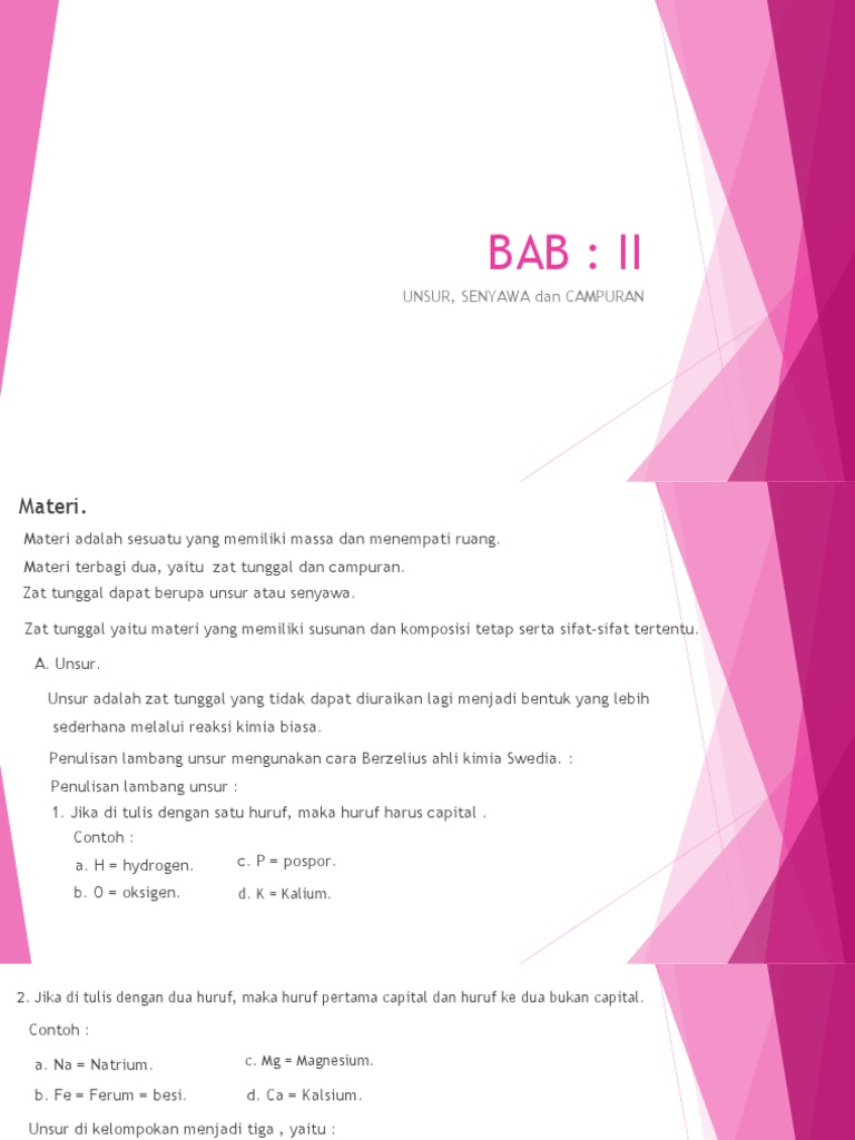 Unsur senyawa campuran | PDF
