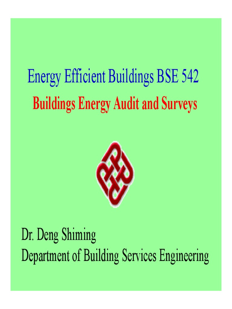 Guide to Conducting Comprehensive Energy Audits and Surveys of ...