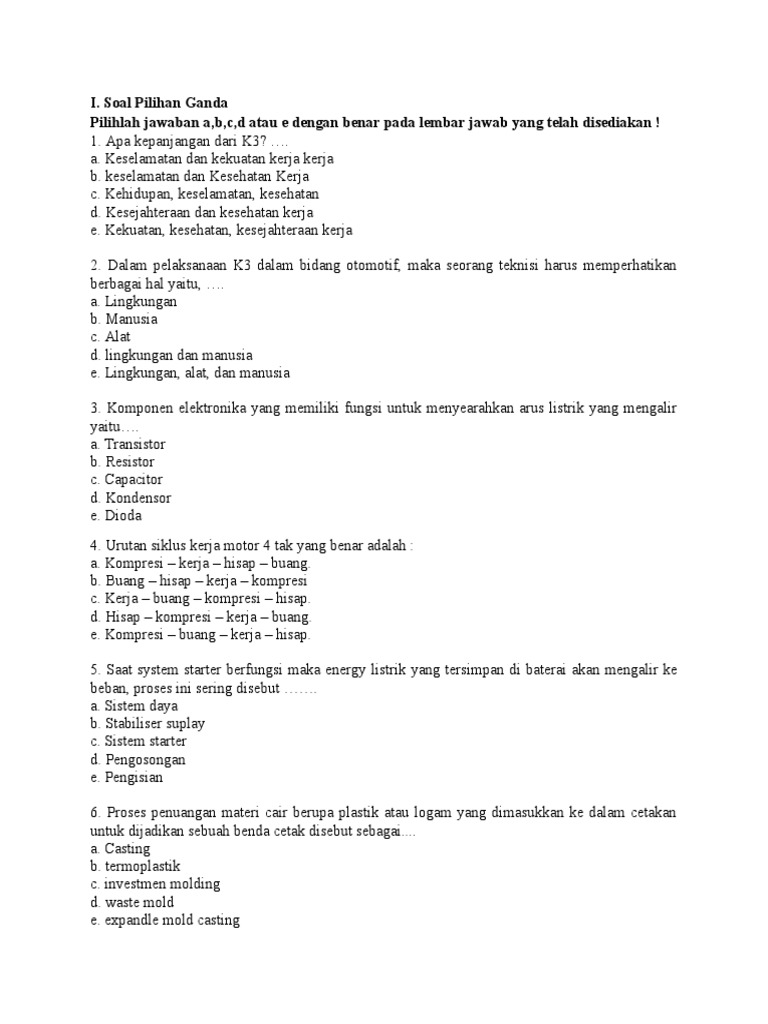 Soal UAS TDO Kelas X Semester | PDF