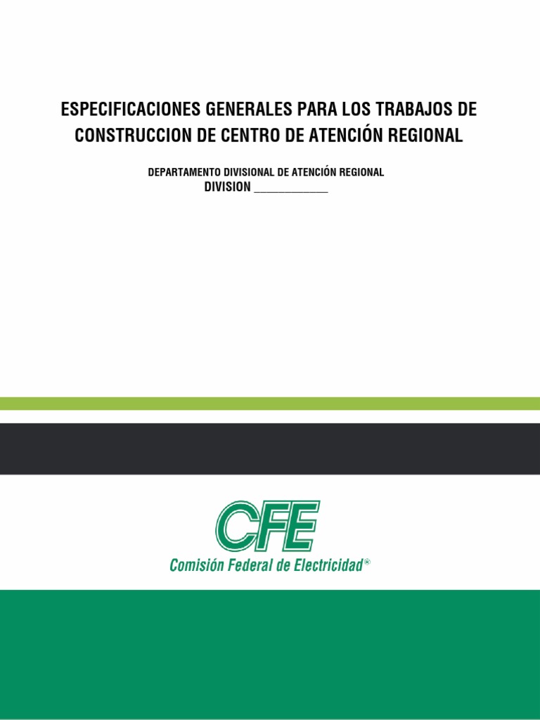 Especificaciones Generales de Construccion | PDF