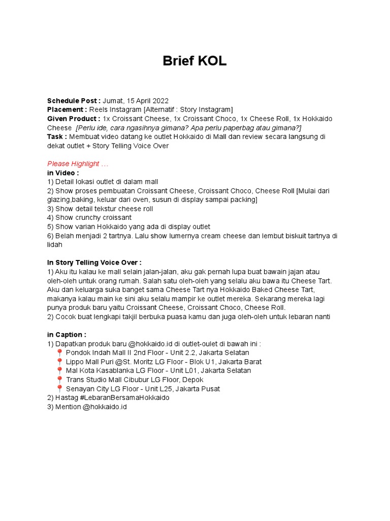 Red Cad And Brief Kol Pdf