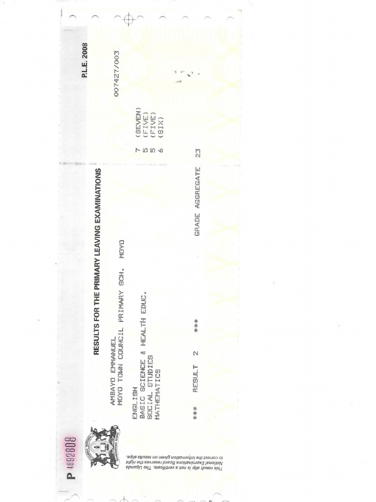 AMBAYO EMMANUEL - Ple - Slip PDF | PDF