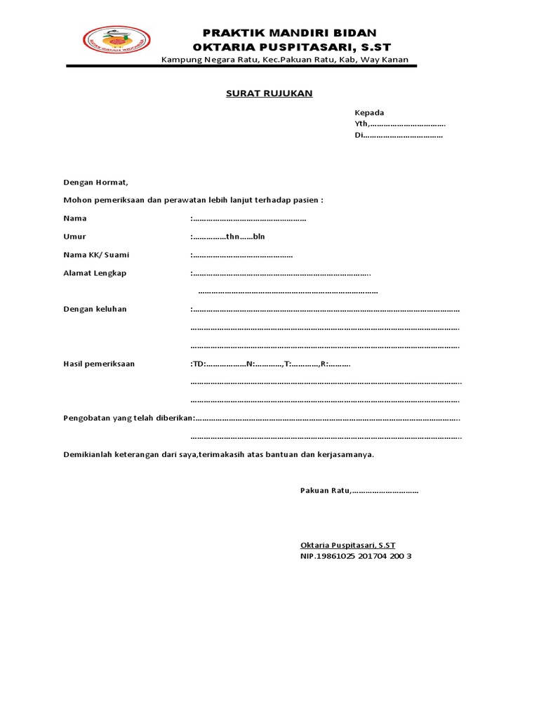 Surat Rujukan PMB | PDF