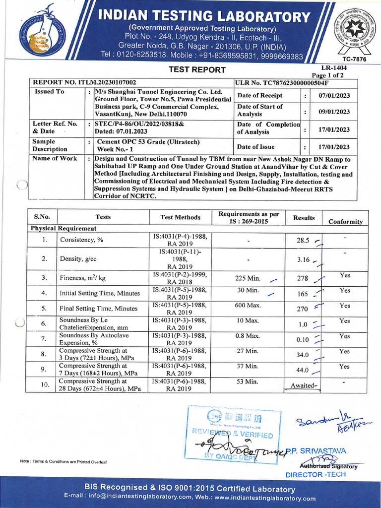 Third Party Test Reports-Jan 2023 | PDF
