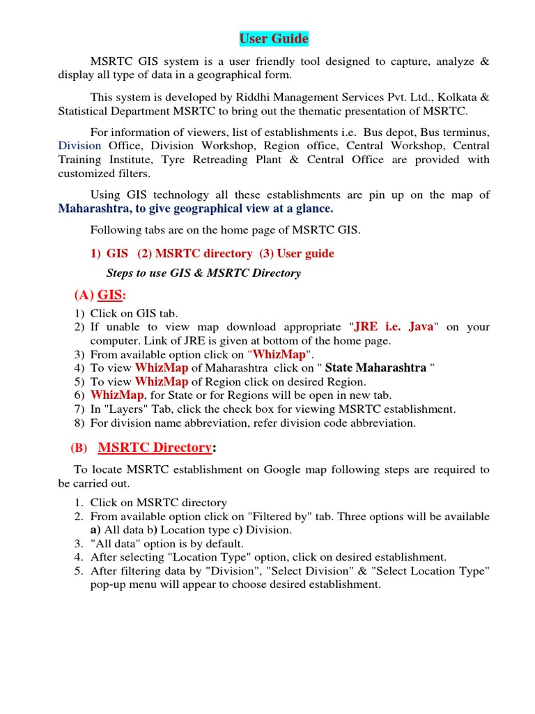 Gis User Guide | PDF | Geographic Information System | Java (Software ...