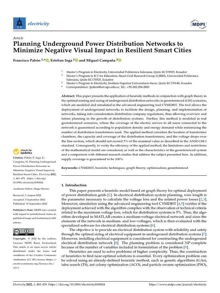 Planning Underground Power Distribution Networks To Minimize Negative Visual Impact in Resilient ...