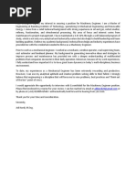 Raheel Ahmad Mechanical Engineer Cover Letter For Saudi Aramco | PDF ...