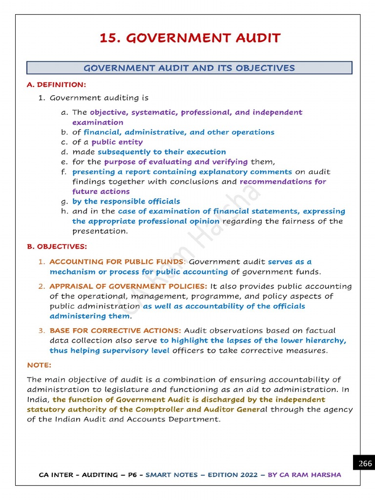 Govt Audit PDF | PDF