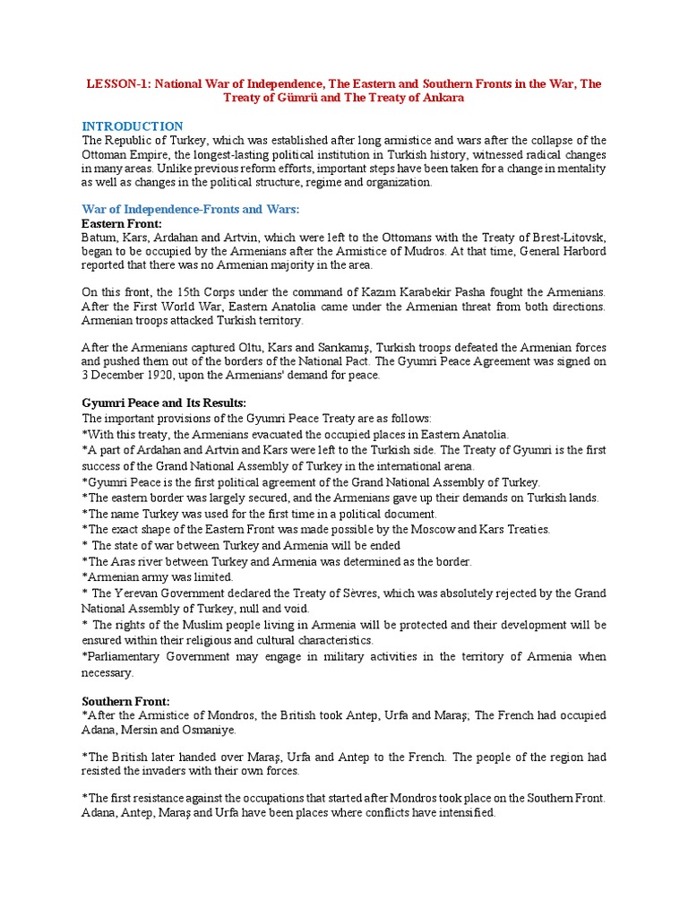 Ataturk's Principles and History of Revolution PDF | PDF | Turkey | Armenia