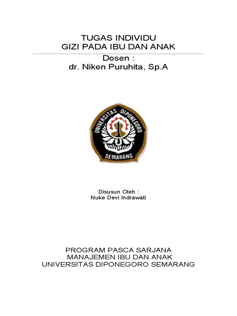 Tugas Niken | PDF | Kesehatan Holistik